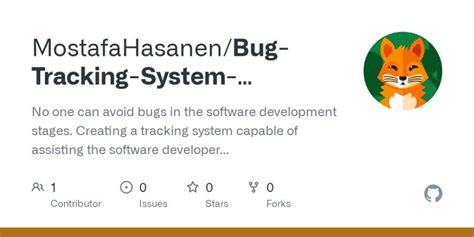 Mostafa Hasanen On Linkedin Github Mostafahasanenbug Tracking