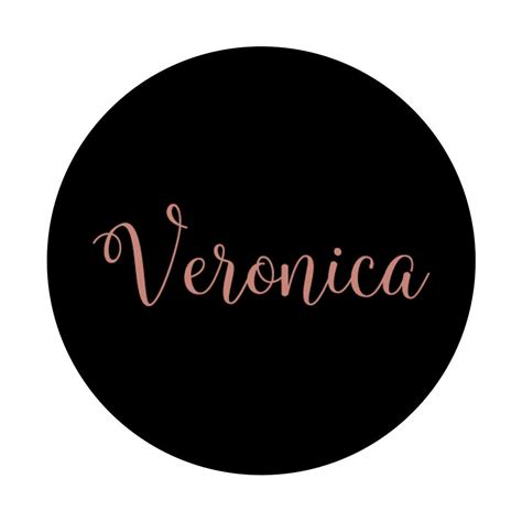 Veronica Name In Cursive