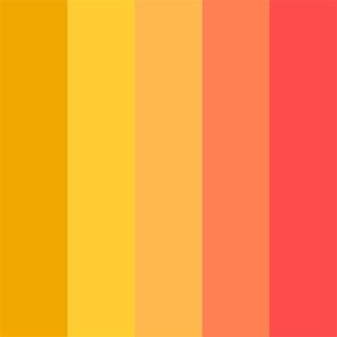Sunset Canvas Color Palette
