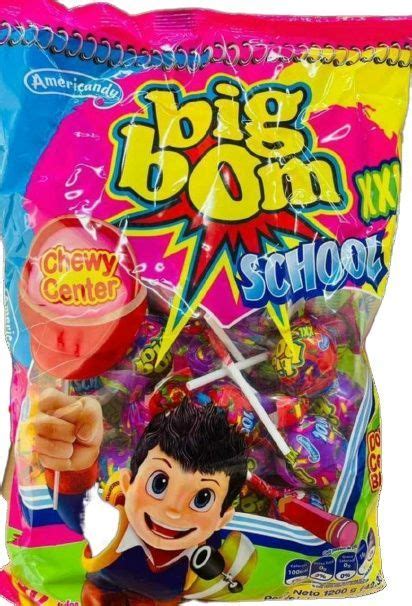 Big Bom Xxl School Lollipop 48 Pcs Pack Daraz Lk