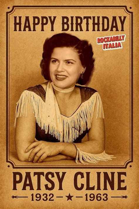 Rockabilly Happy Birthday Patsy Cline Born On September 8 1932