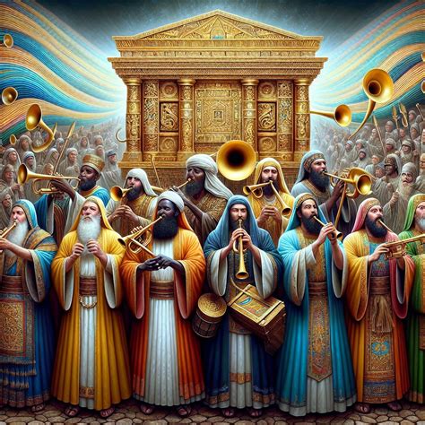 What Does Joshua 6 13 Mean Bible Art