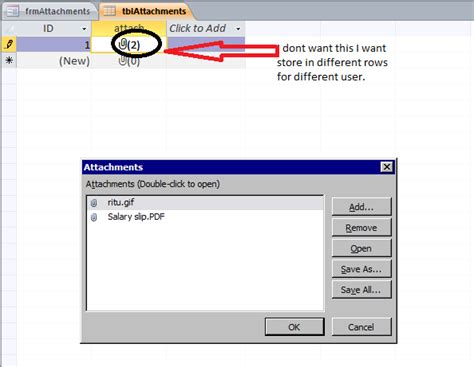Vba Attaching And Then Storing It In Table Ms Access Stack Overflow Hot Sex Picture