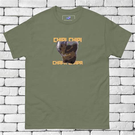 Chipi Chipi Chapa Chapa Cat And Funny Meme Crewneck T Shirt Unisex Half