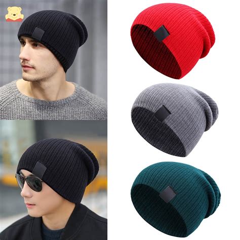 Touca De Lã Forrada Masculino Adulto Toca Gorro Toucas Frio Invernotouca De Inverno Tricotada