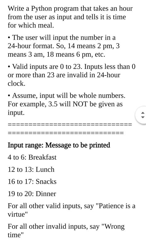 Solved Write A Python Program That Takes An Hour From The