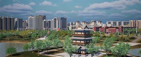 Ue4 榆林市 数字孪生 智慧城市cg繁华 站酷zcool