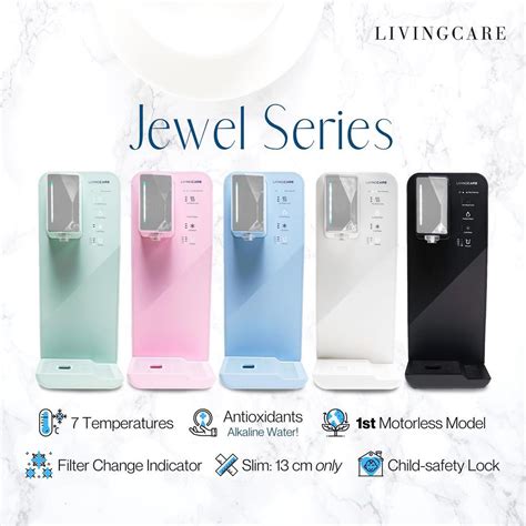 Livingcare Singapore Pastel Water Filter Dispenser With Alkaline