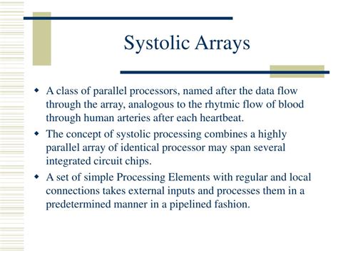 Ppt Systolic Architectures Powerpoint Presentation Free Download