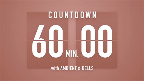 Minutes Countdown Timer Flip Clock Ambient Bells YouTube
