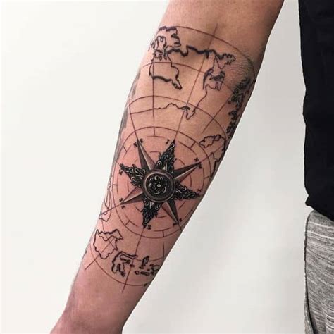 20 Compass Tattoo Ideas For Men And Women Inspirationfeed