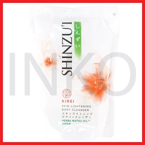 Jual Shinzui Kirei Skin Lightening Body Cleanser Refill 420ml Shopee