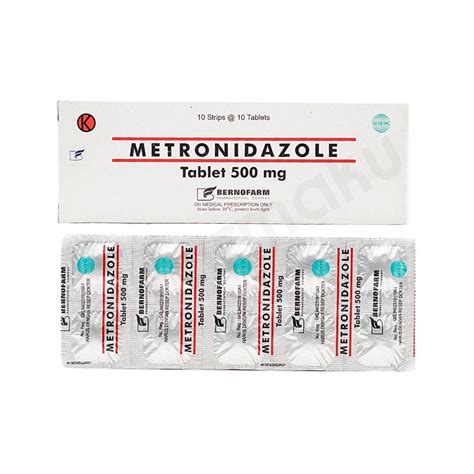 Metronidazole Daftar Obat Dosis Harga Farmaku Farmaku