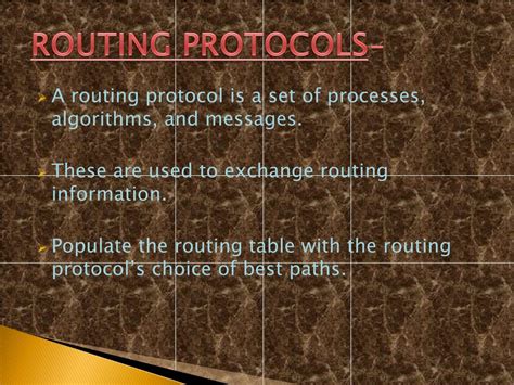 PPT ROUTERS AND ROUTING PROTOCOLS PowerPoint Presentation Free Download ID
