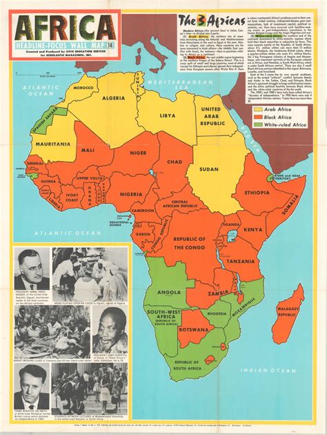 Africa Headline Focus Wall Map 14 Curtis Wright Maps