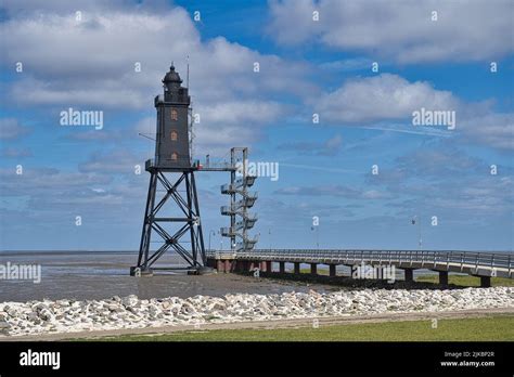 Nordsee North Sea Meer Wasser Dorum Neufeld Lighthouse