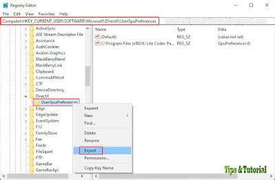 Cara Backup Dan Restore Preferensi GPU Untuk Aplikasi Di Windows Mastertipsorialindo