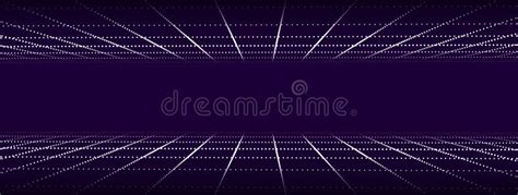 Dynamic Flow Of Digital Particles Double Symmetry Of Perspective Grids Of Interlaced Dots