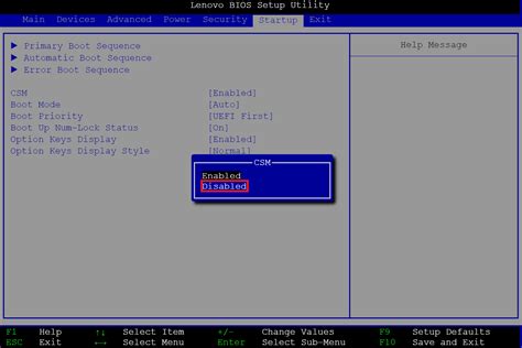 User Mode Vs Setup Mode Lenovo Bios Wisepoint