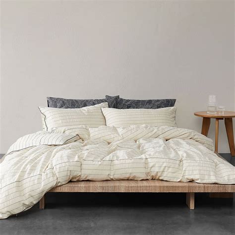 Himeya Woven Dash Vintage Indigo Justlinen