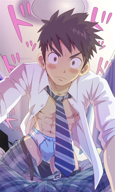 Rule 34 2boys Belt Belt Buckle Blue Underwear Blush Blushing Bottom