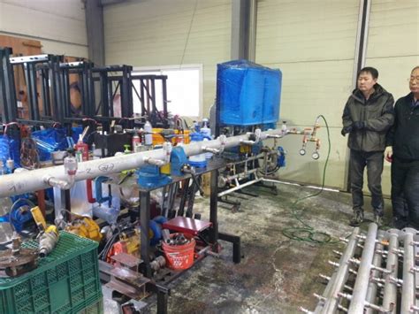 화성공장외 캐스케이드 모듈 용접완료후 기압테스트 및 현장 출고 공정 기계설비 엠케이산업개발