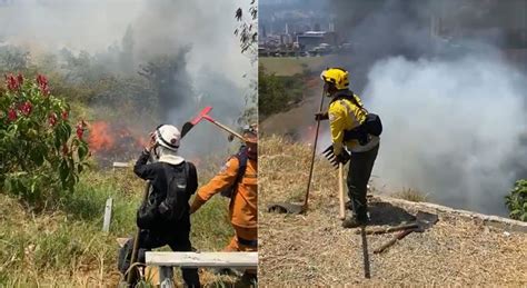 Autoridades Atienden Nuevo Incendio En El Cerro Quitasol En Bello