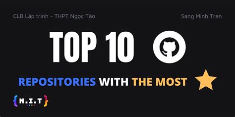 top 10 github repositories with the most ⭐️ dev community