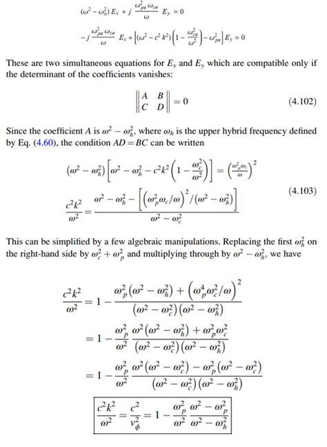 Matrix Manipulating Equations Into A Certain Form Mathematica Stack