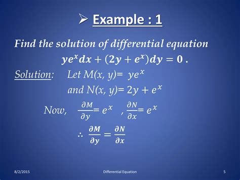 Exact Non Differential Equation PPTX
