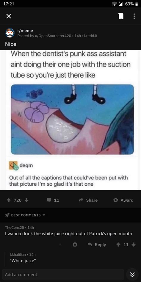 Patrick 👌💦 R Spongebobmemes