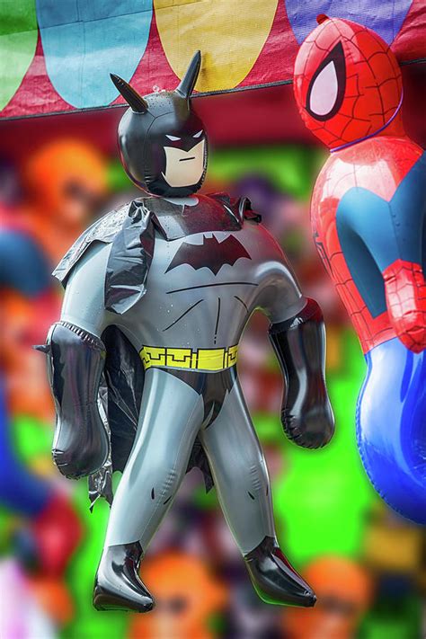 Batman Meets Spiderman Photograph By John Haldane Pixels
