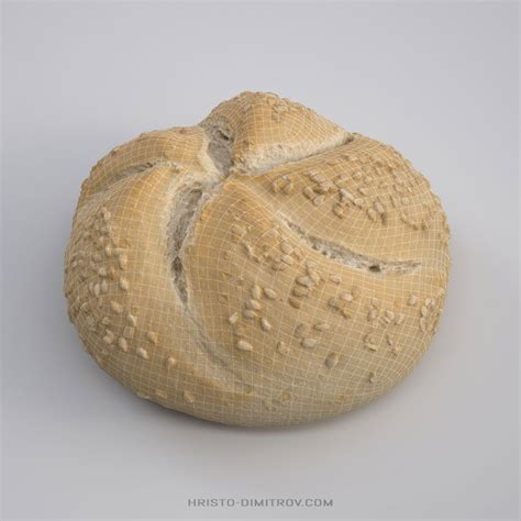 참깨 카이저 빵 롤 3d 모델 10 Max Ma Obj Unknown Free3d