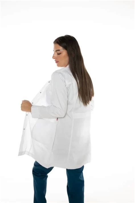 لاب كوت قطن بخطوط خلفية Tam