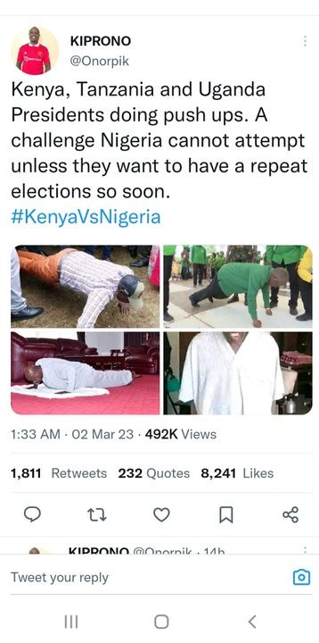 Kenya Vs Nigeria Twitter War Politics Nigeria