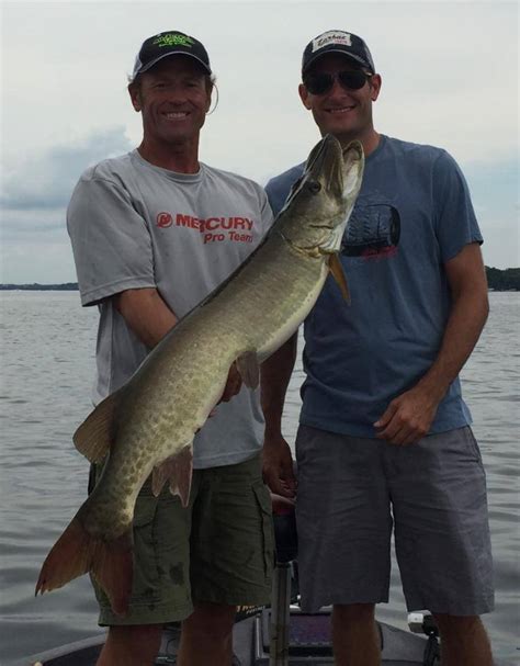 Angler Hooks Bass Muskie Eats Bass Angler Catches Muskie Outdoorhub