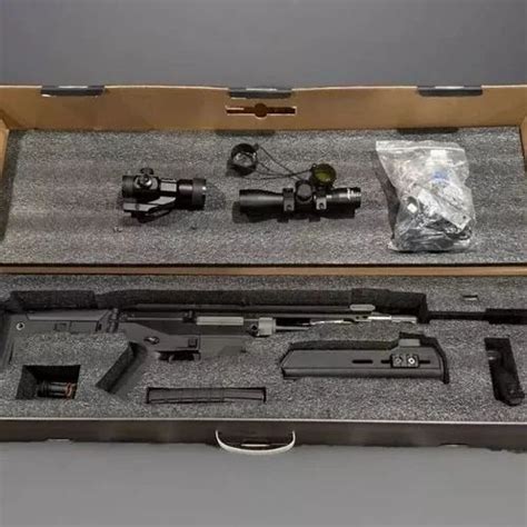 Aandk Adaptive Combat Rifle Airsoft Aeg Rifle Color Black Carbine At