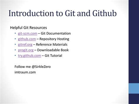 PPT Introduction To Git And Github PowerPoint Presentation Free Download ID