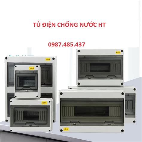 Hộp điện Nhựa Gài át Tủ điện Chống Nước Ht 3way 5way 8way12way