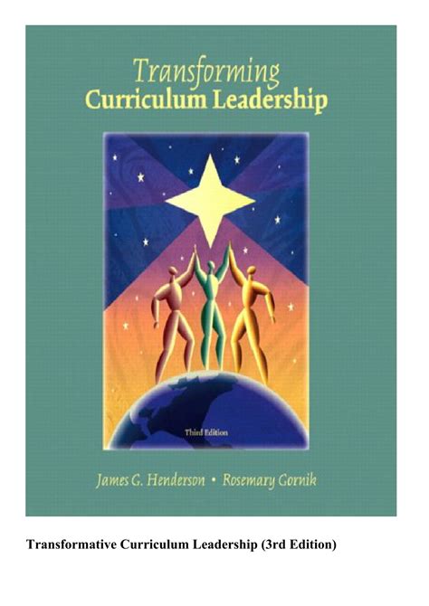 Ppt Ebook Transformative Curriculum Leadership 3rd Edition Powerpoint