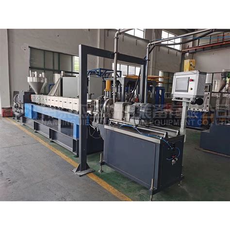 Tpe Granulator Polymer Blending Pp Sbs Plastic Granules Extruder Twin
