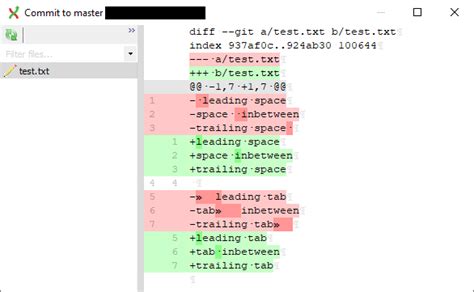 Option Ignore Leading And Trailing Whitespace Changes Not Working As