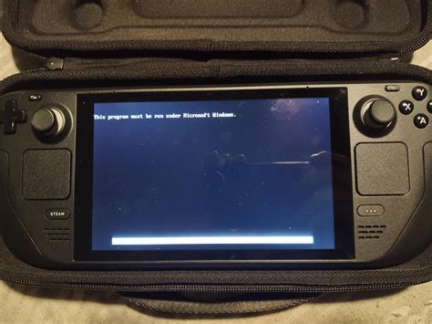 i can t get dosbox running right on steam deck i get this menu