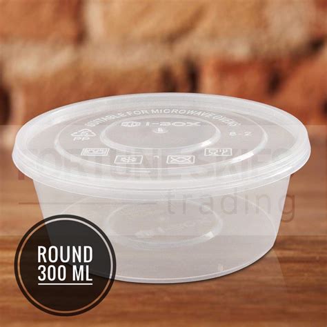 Ibox 300 Ml Round Microwavable Container 50 Pcs Shopee Philippines