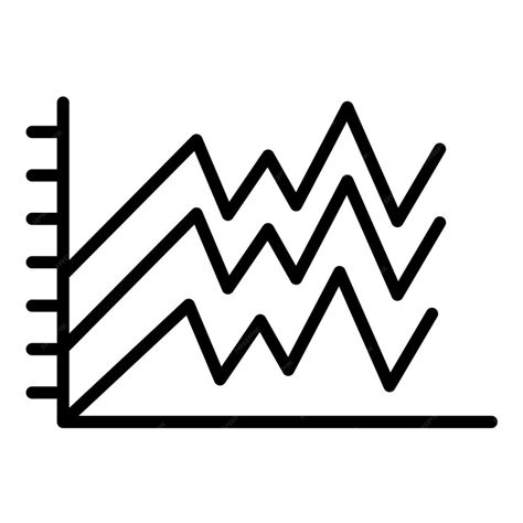Premium Vector Stacked Graph Vector Illustration Style