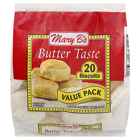 Mary Bs Value Pack Butter Taste Biscuits 20 Ea Bagels And Biscuits