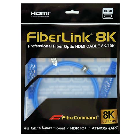 Fiberlink 21 Hdmi Cable Best Fiber Optic Hdmi Cable 4k 8k Earc