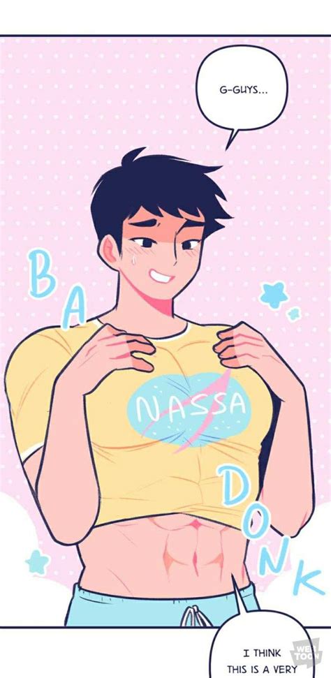 Bl Webtoon Boy Crop Topmuscular Guy Yaoi Pastel Color Nerd Boyfriend