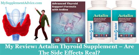 My Review Actalin Thyroid Supplement 2023 Are The Side Effects