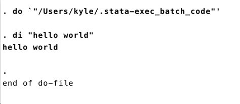 Batch Execution Mode Bugs Issue 41 Kylebarron Stata Exec GitHub